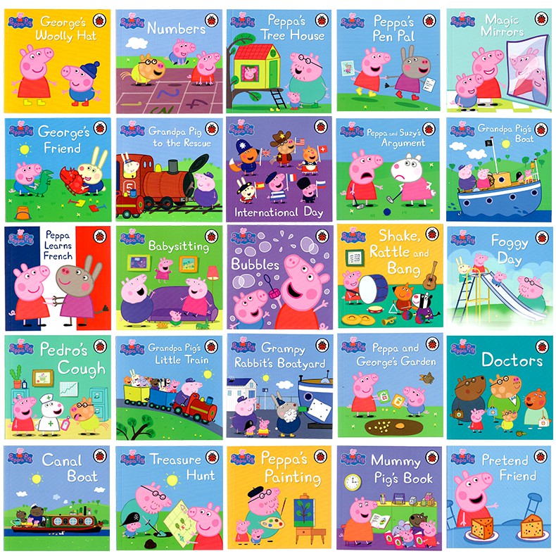 พร้อมส่ง หนังสือการ์ตูน Peppa Pig เล่มเล็ก 50เล่ม The Incredible Peppa ...