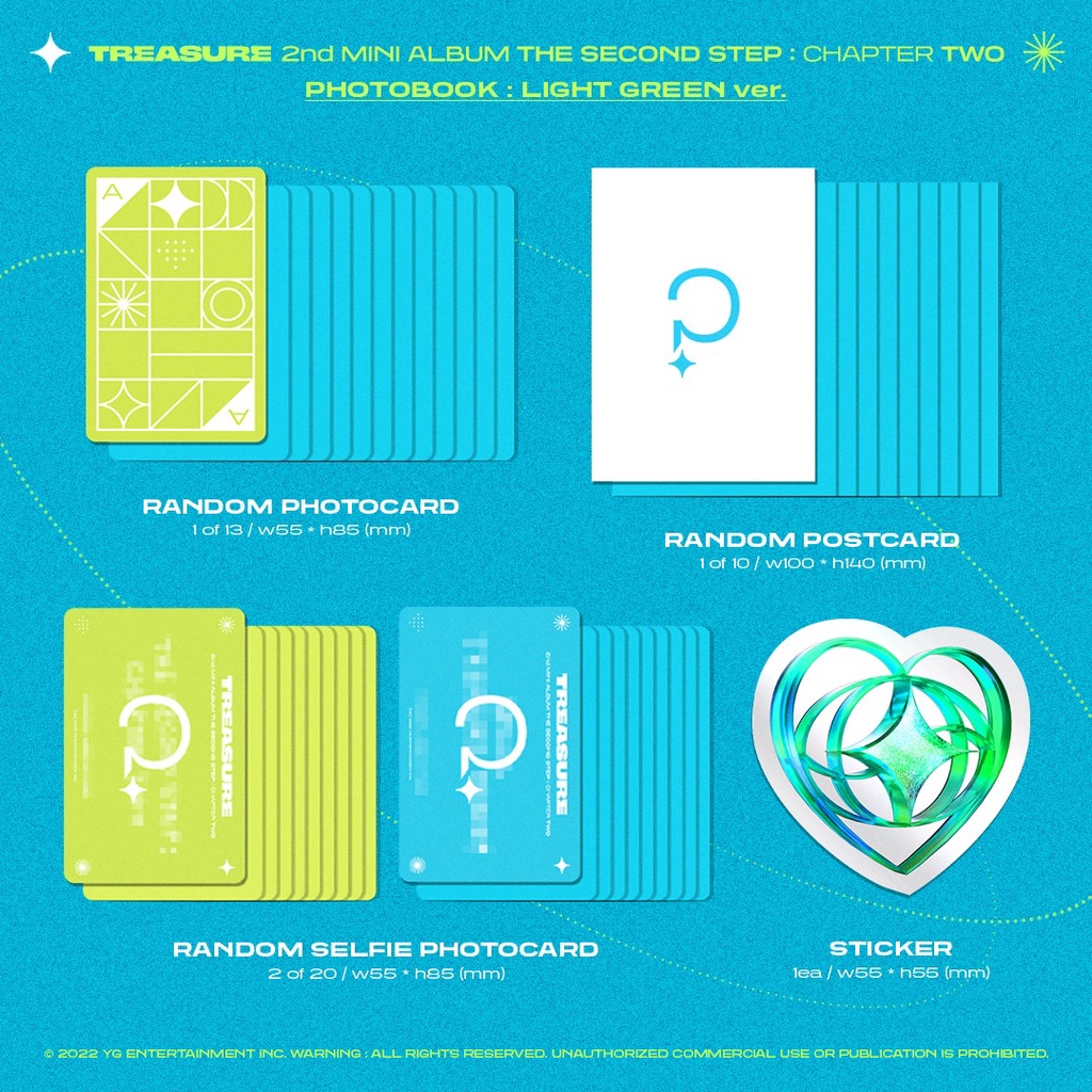 TREASURE - 2nd MINI ALBUM THE SECOND STEP CHAPTER TWO PHOTOBOOK ver ...