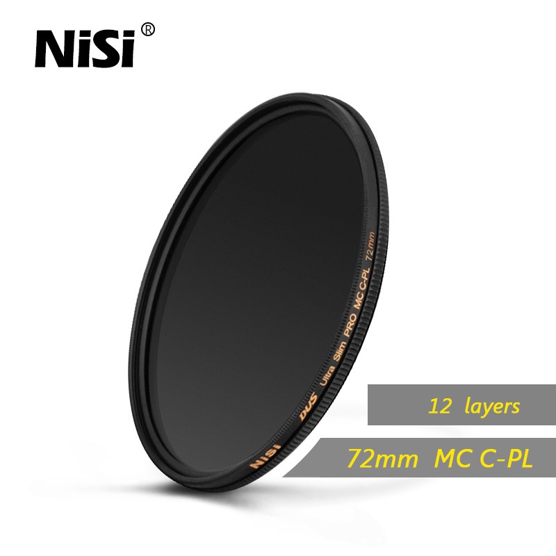 NISI 72mm MC CPL Filter Dus Ultra Slim Filters Multi Layer Circular ...
