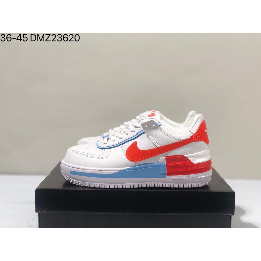 รองเท้า Nike Air Force 1 Shadow Macaron ระบายอากาศได้ดี รองเท้าลำลอง ...