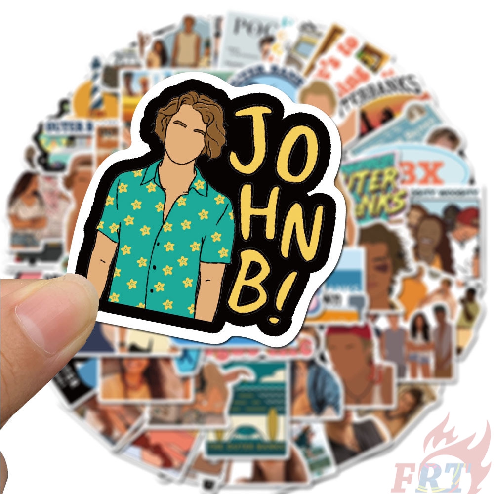 100Pcs/Set Outer Banks Series A สติ๊กเกอร์ DIY Fashion Waterproof ...