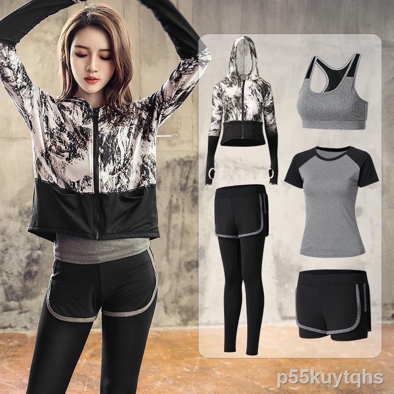 Sports Suit Womens Yoga Clothes Loose Large Size Summer Thin Section ...