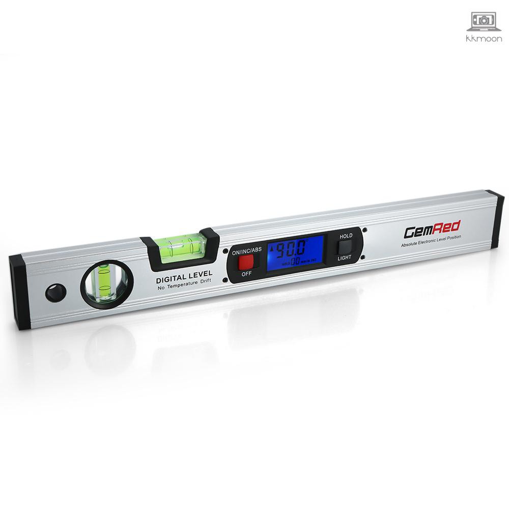 GemRed Digital Level Spirit Level Angle Finder with Magnetic 16 Long ...