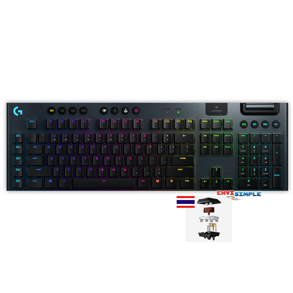 Logitech G913 LIGHTSPEED Wireless RGB /GL Tactile | Shopee Thailand