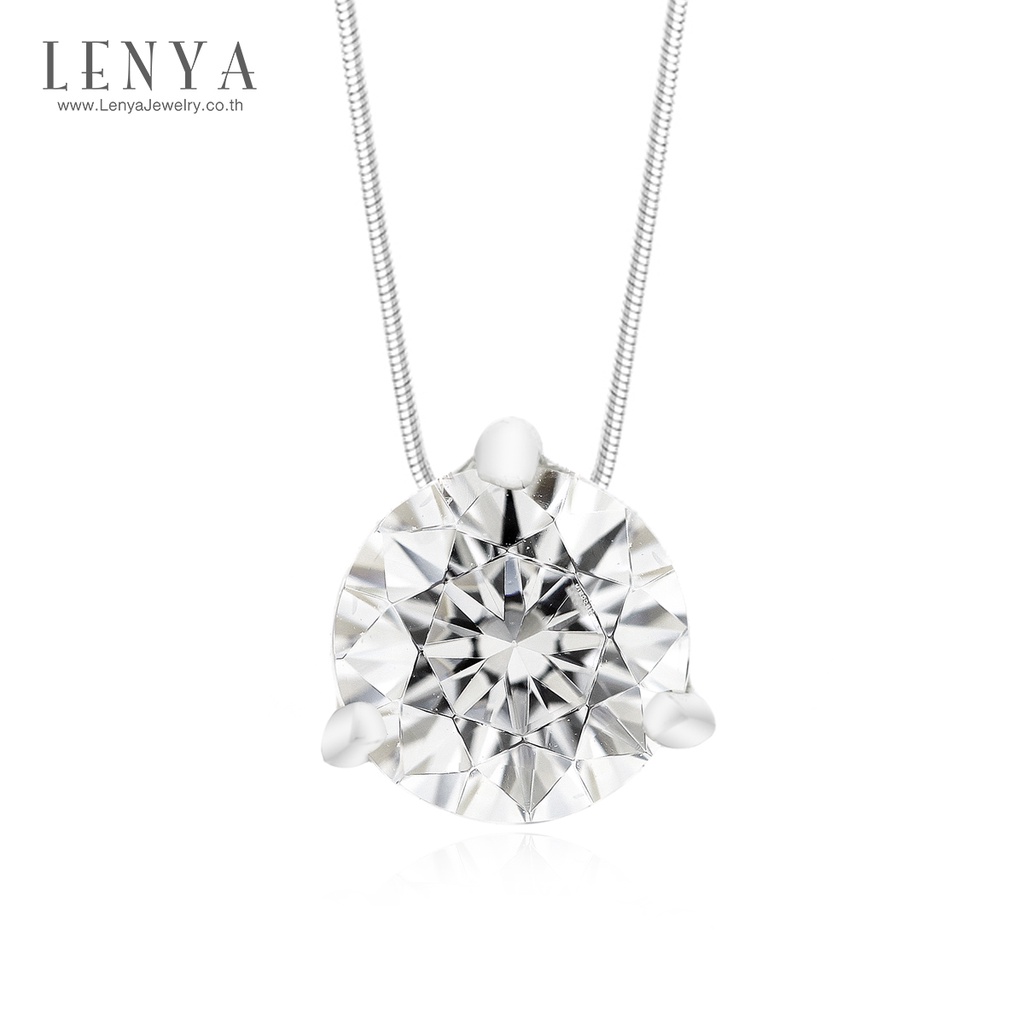 LENYA ETERNA จี้ประดับ SWAROVSKI ZIRCONIA ทรงกลม โดดเด่นเกินใคร ตัว ...