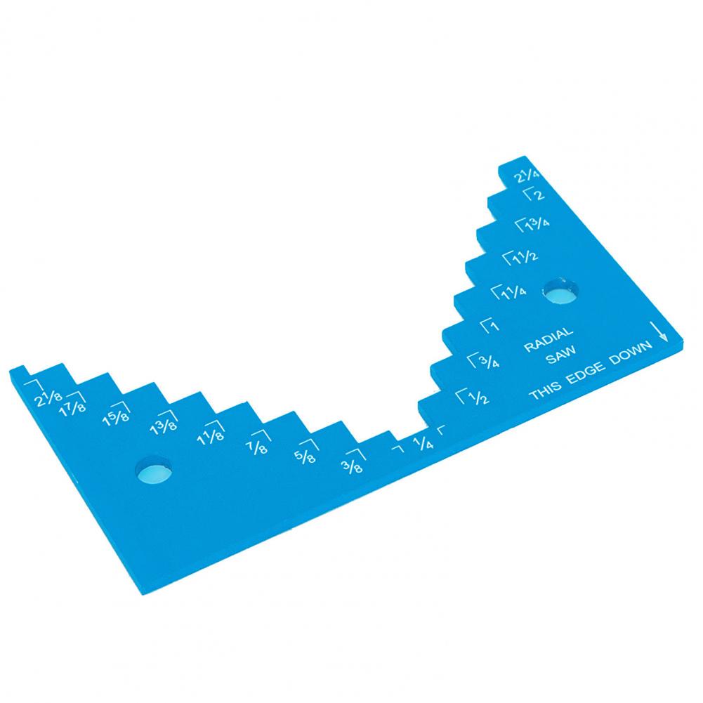 Table Saw Measuring Ruler Router Depth Gauge Easy To Read Simple And ...