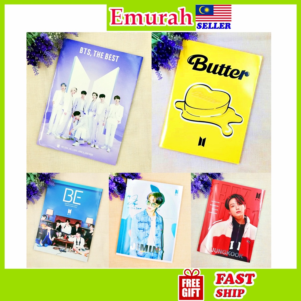 BTS Photobook BE Butter BTS Album 80pages Jungkook V JIMIN WINTER ...