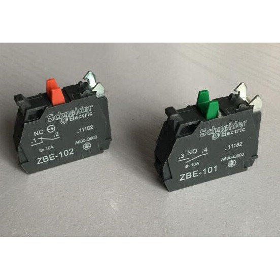 ZBE-101 ZBE-102 Schneider Electric Harmony XB Contact Block 1NC or 1NO ...
