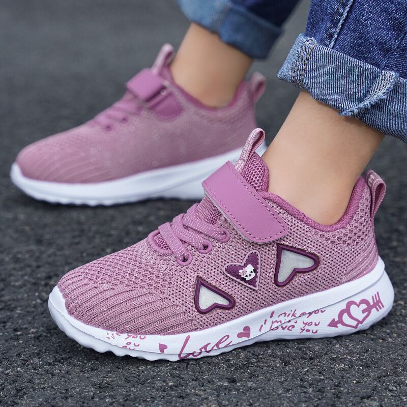 มั่นใจได้ว่าจะซื้อChildren Girls Sneakers SPRING FLATS Shoes Tennis FOR ...
