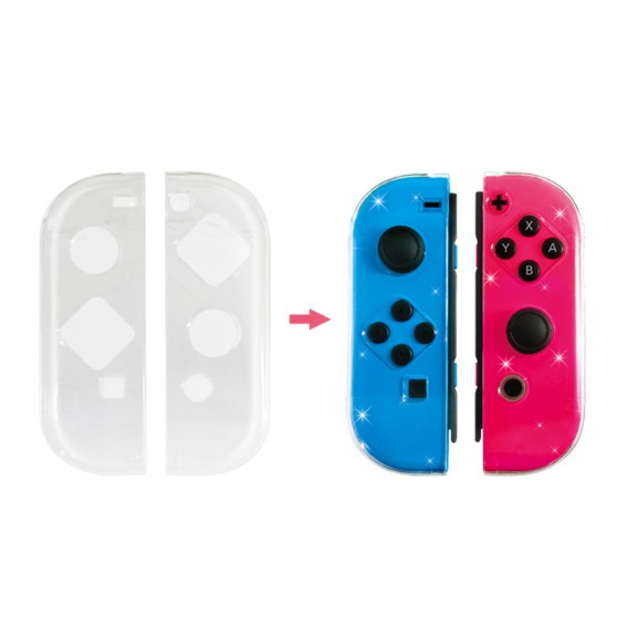 เคสจอยเกมสําหรับ nintendo switch Clear TPU Joycon Dobe TPU Protective ...