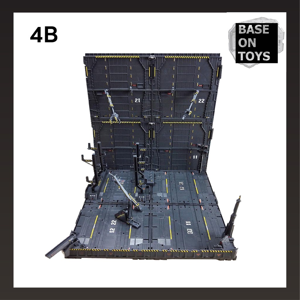 ฉากโรงซ่อมหุ่น แบบ Set CG Domain Base Action Base โรงซ่อมกันดั้ม โรง ...