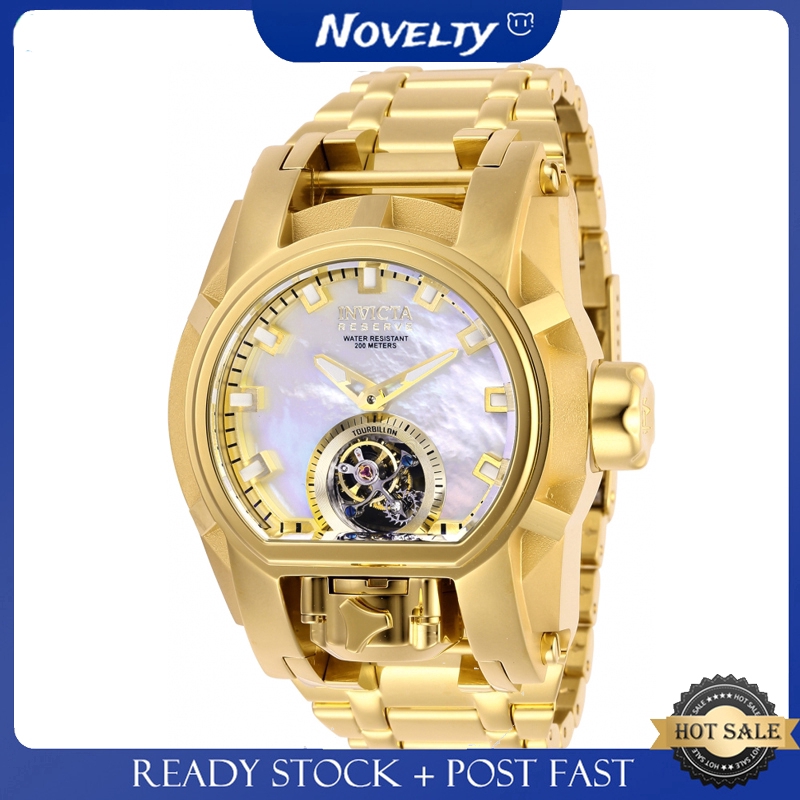 Invicta 29393 Men's Watch Mechanical Large Dial Watch Life Waterproof ...