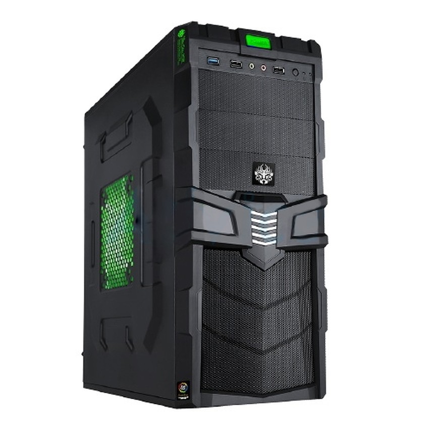 Tsunami COMPUTER CASE TATTOO Color X12 (Black-Green) | Shopee Thailand