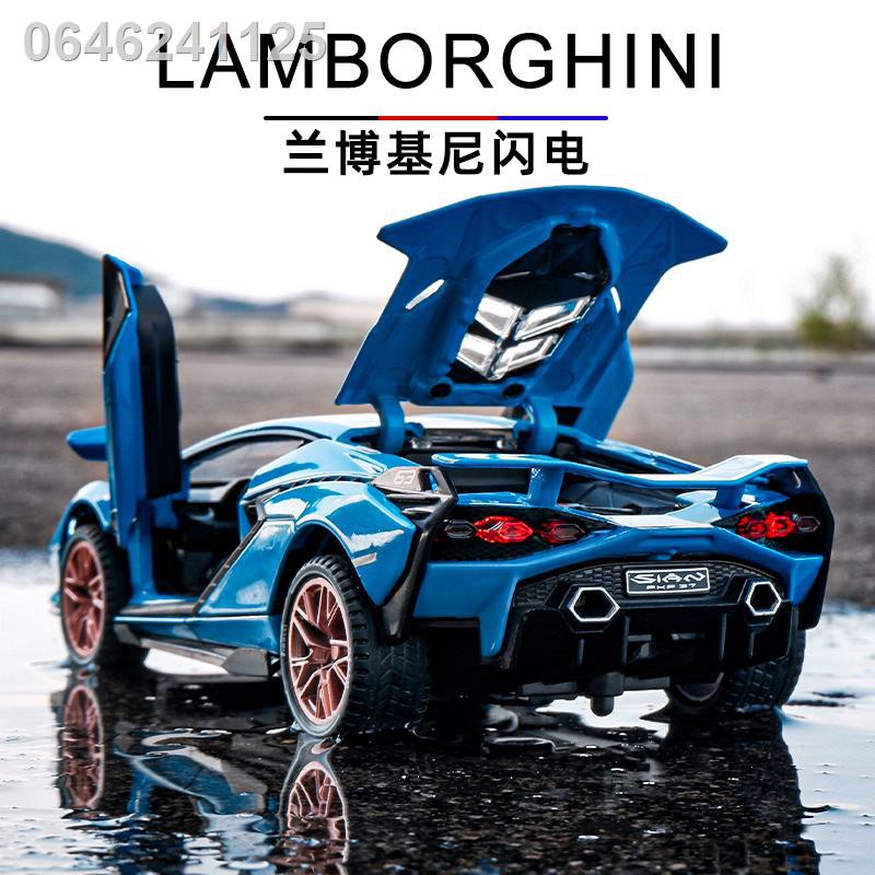 รถของเล่นสุดเท่ Rambo Lightning Sports Car Model Simulation Alloy Car ...