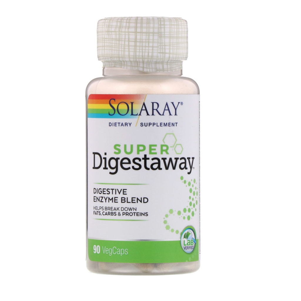 Solaray Super Digestaway Digestive Enzyme Blend 90 VegCaps ...