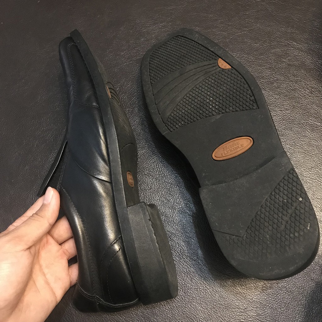 รองเท้าคัชชูหนัง สีดำ Bata Size 40 ใหม่มาก - oakatsocial - ThaiPick