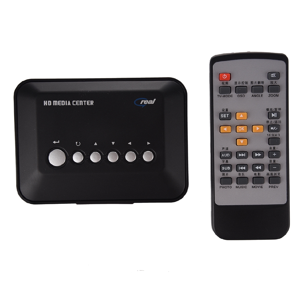 720P HD Media Center RM/RMVB/AVI/MPEG Multi Media Video Player with AV ...