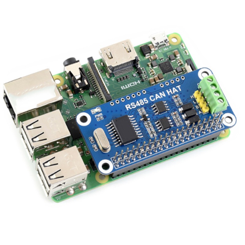 อุปกรณ์เสริมสําหรับ Raspberry Pi 4Th Generation 3B + บอร์ดขยาย Rs485 Spi Can Bus Ule - yhumh003 ...