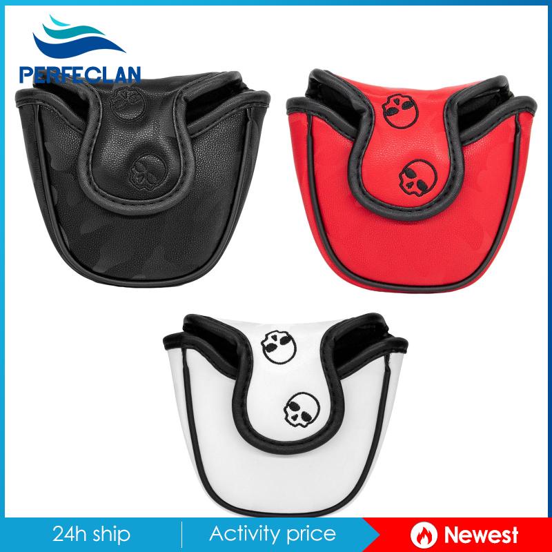 PU Golf Mallet Putter Cover Center Shaft Headcover Non-Slip Protection ...