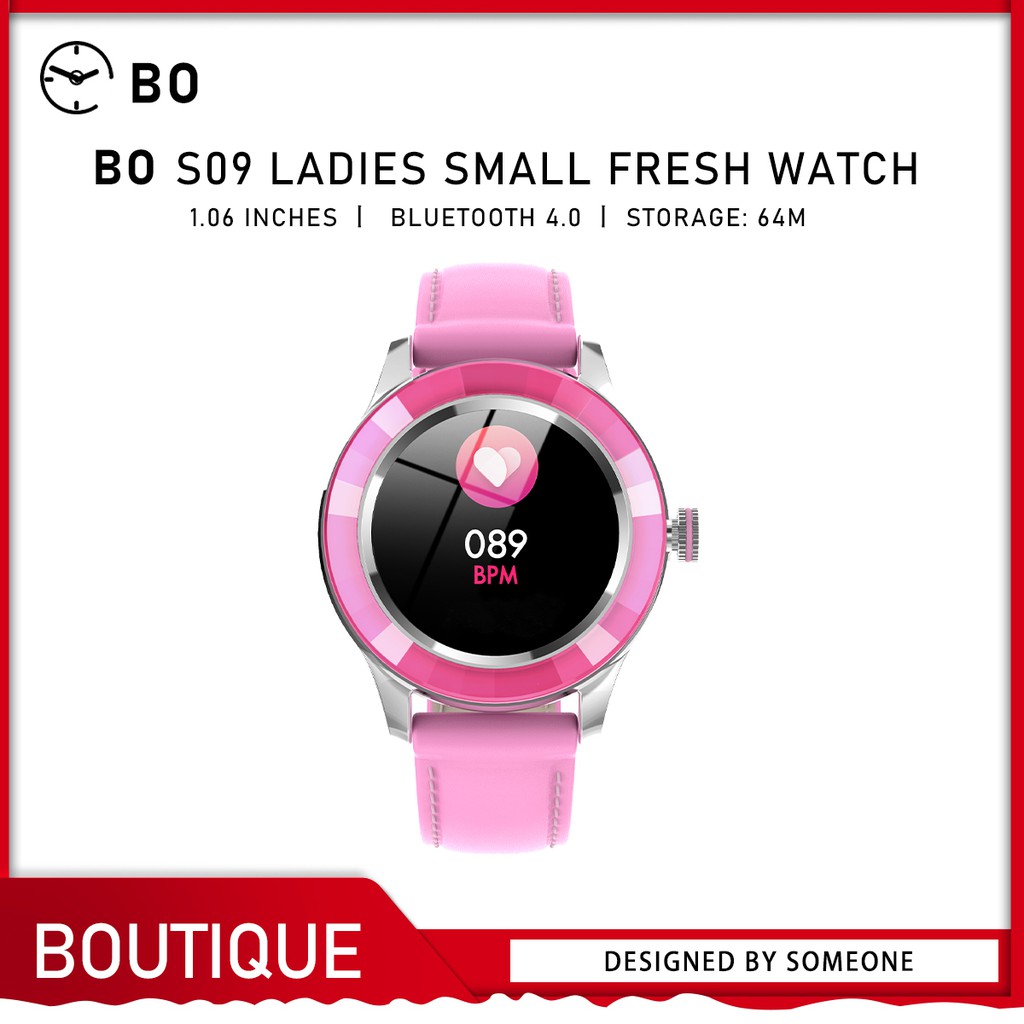 BO store sales Couple smart watch leather jam pintar Heart rate ...