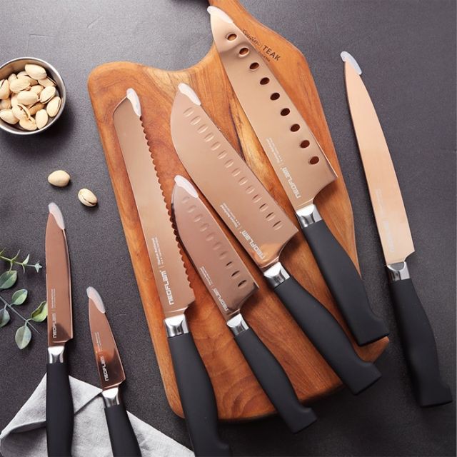Neoflam LCH store Korean Titanium Coated Kitchen Knife Collection hiDX ...