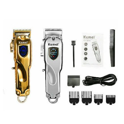 ปัตตาเลี่ยนตัดผมไร้สาย Kemei KM-2010 พร้อมอุปกรณ์ครบเซ็ต!!! แบตเตอร์เลี่ยนตัดผมชาย อุปกรณ์สำหรับ ...