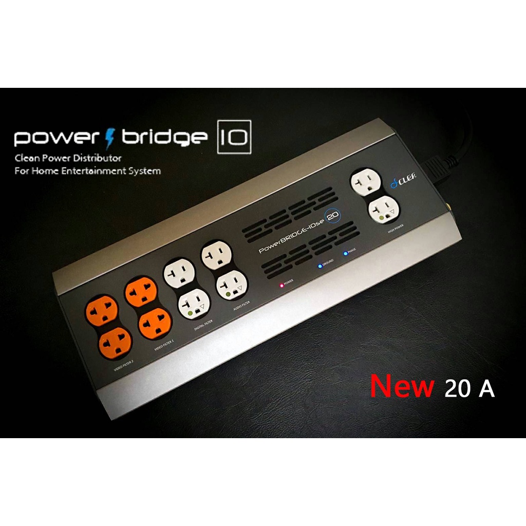 Clef Audio PowerBRIDGE 10se -20A ปลั๊กกรองไฟสำหรับเครื่องเสียง ...