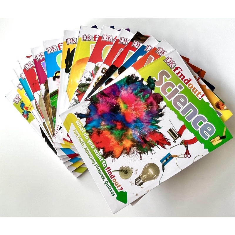 DK Findout Science/Engineering/Coding/Volcanoes/Birds/Animals/Pirates ...