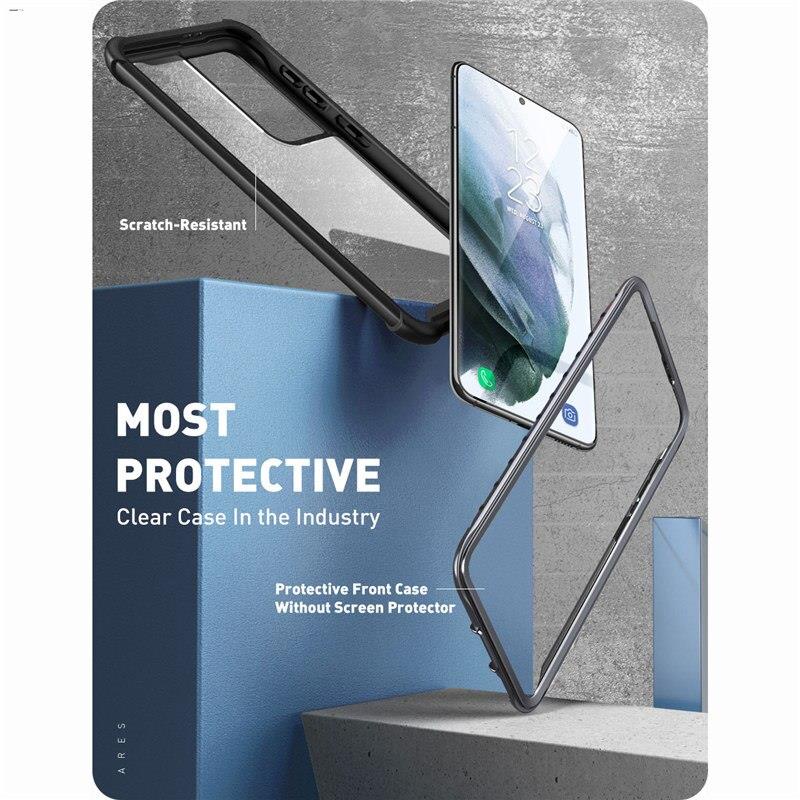 I-BLASON For Samsung Galaxy S21 Ultra Case 6.8 inch (2021) Ares Full-Body Rugged Bumper Cover ...