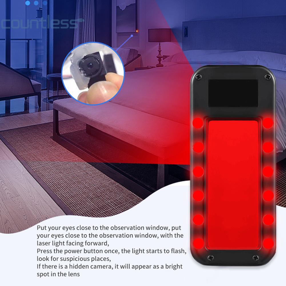 เครื่องสแกนเนอร์ตรวจจับกล้อง Finder Spy Invisible - countless.th - ThaiPick