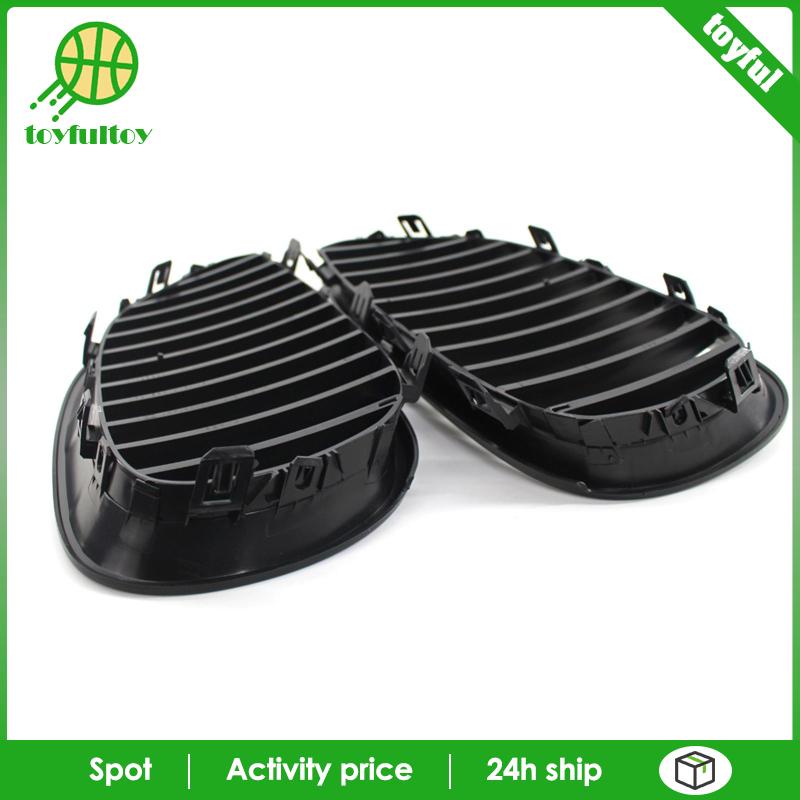 M2-Toy] 2Pcs Front Kidney Grille Matte Black Fit for BMW E60 E61 ...