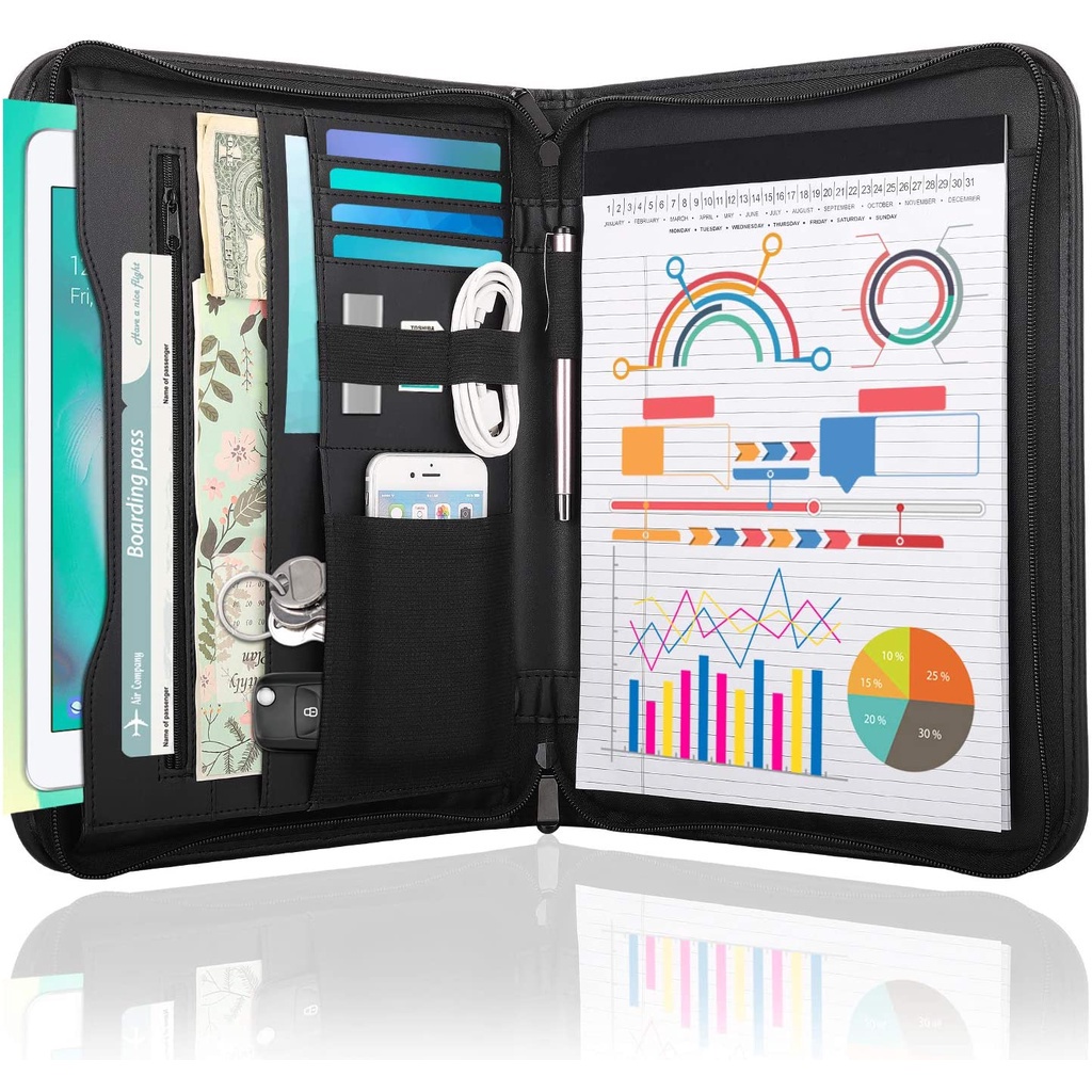 MoKo Professional Interview Resume Document Organizer Tablet Pouch ...