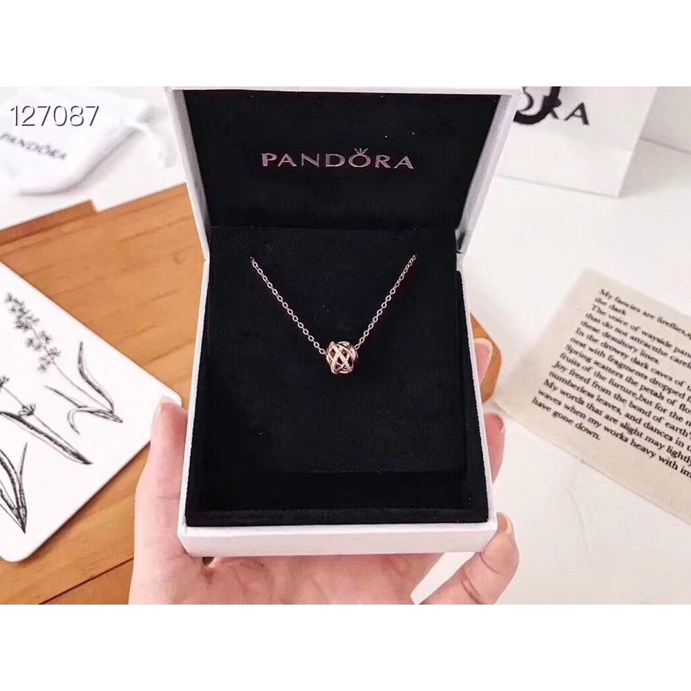 Pandora necklace s925 sterling silver rose gold Pandora Classic Elegant ...