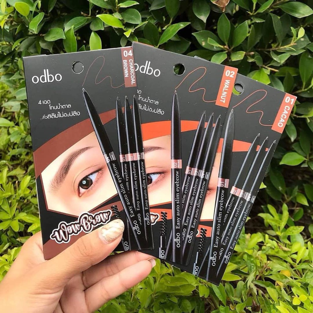 odbo Wow Brow Easy Auto Slim Eyebrow 0.1g OD781 โอดีบีโอ ดินสอเขียนคิ้ว ที่เขียนคิ้ว แบบออโต้ สล ...