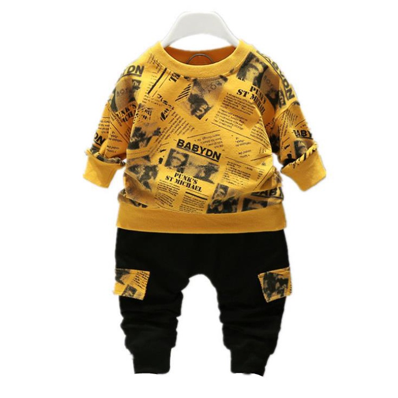 Baby Winter Autumn Clothes Sets Toddler Letter Outfits Children Boy Girl Sport Suit Kids 1 2 3 4 ...