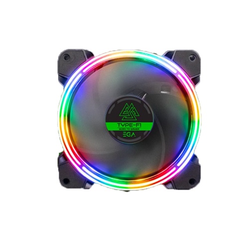 FAN CASE (พัดลมเคส) EGA TYPE-F1 RGB พร้อมส่ง | Shopee Thailand