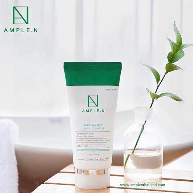 [พร้อมส่ง] AMPLE:N Purifying Shot Cream Cleanser 150 ml | Shopee Thailand