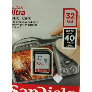 SANDISK การ์ดแซนดิสก์อัลตร้า 32 Gb Sdhc Class 10 ของแท้ ...