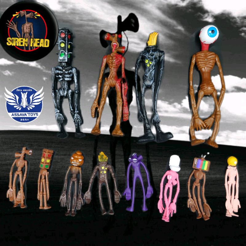 โมเดล Siren Head เปรตหัวลำโพง SCP ขนาดใหญ่ 19-21 Cm มีไฟที่หน้าอก 4 แบบ ...