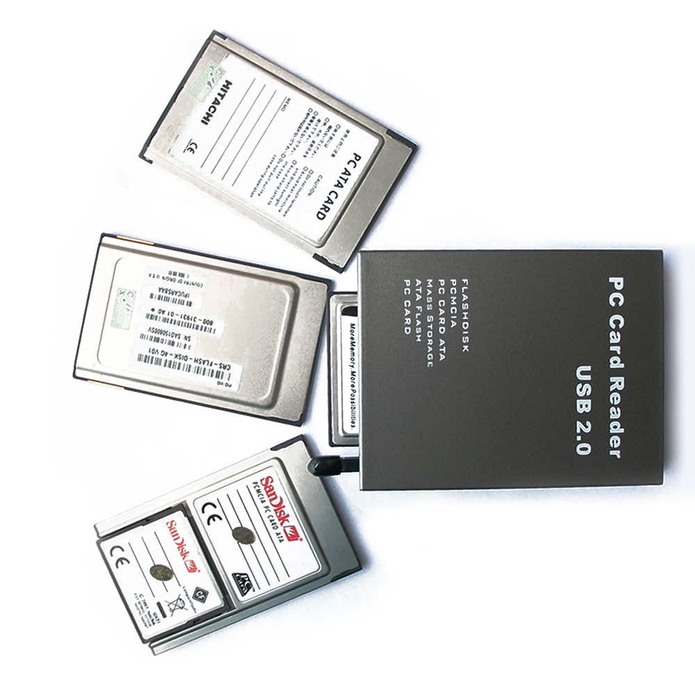 SZBJ USB2.0 Metal-PCMCIA Card Reader plug and play flash card read ...
