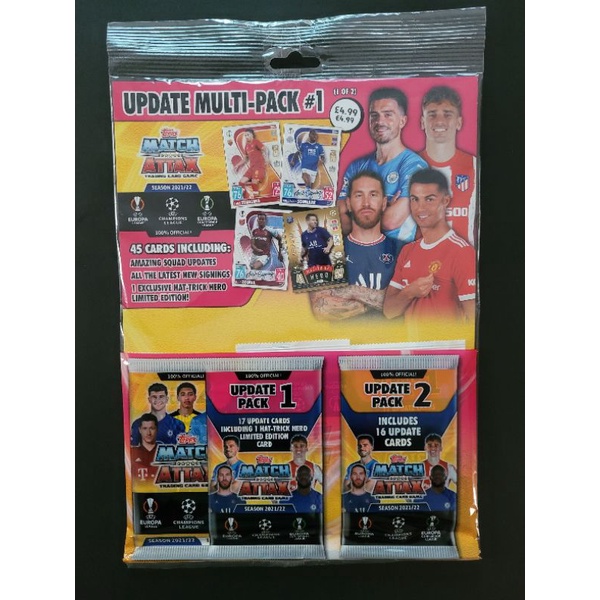 Update Multi-Pack 1 สีชมพู Match Attax 2122 (Messi PSG Limited Edition) - sportpool - ThaiPick