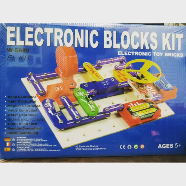 Electronic Blocks Kit บล็อก วงจรไฟฟ้า เพื่อการเรียนรู้สำหรับเด็ก - wtoyshop - ThaiPick