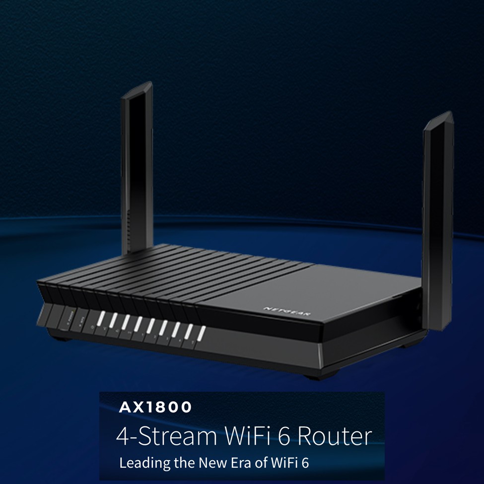 NETGEAR RAX20 4-Stream AX1800 Dual-Band WiFi 6 Router by Triplenetwork ...