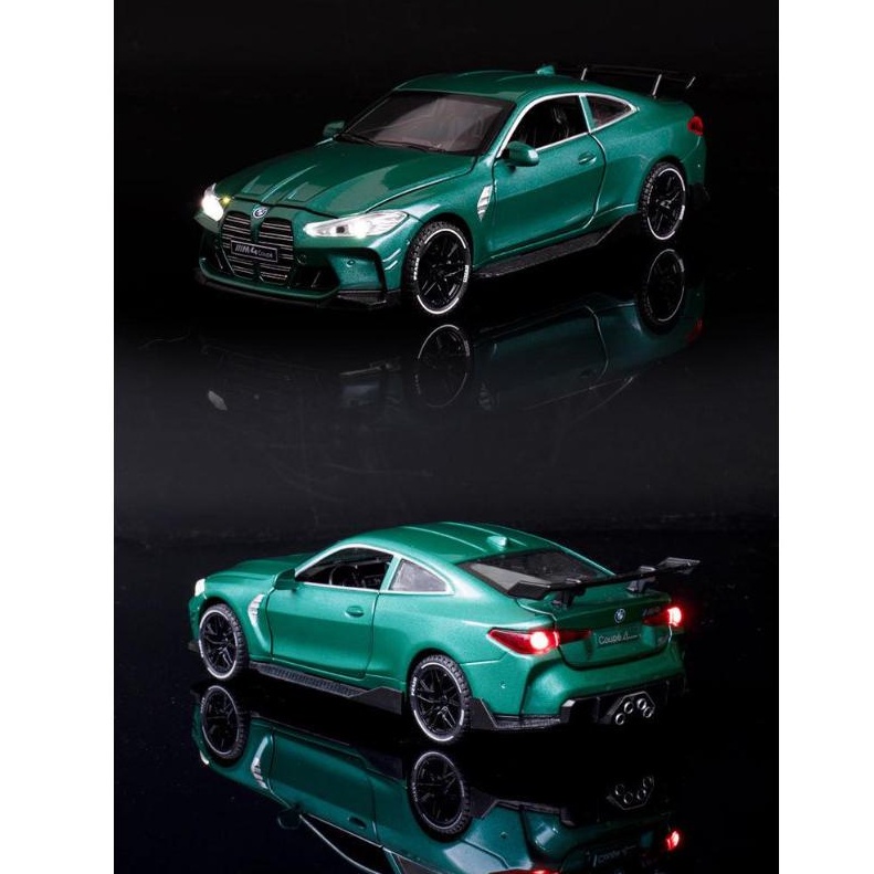 Premium 1:32 BMW M4 Track Edition Alloy car Model เปิดประตู, เสียง, แสง ...
