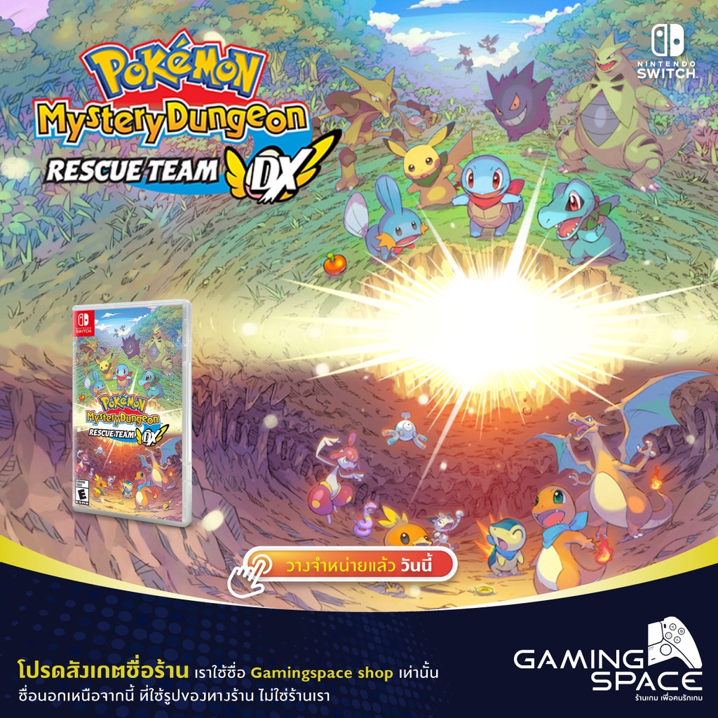NINTENDO SWITCH Pokemon Mystery Dungeon Rescue Team DX (usasia ...