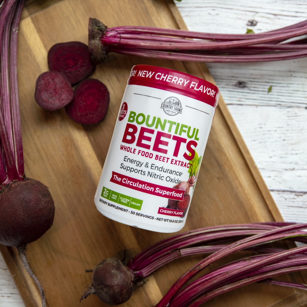 ผงบีทบริสุทธิ์ Bountiful Beets Whole Food Beet Extrac Cherry Flovor ...