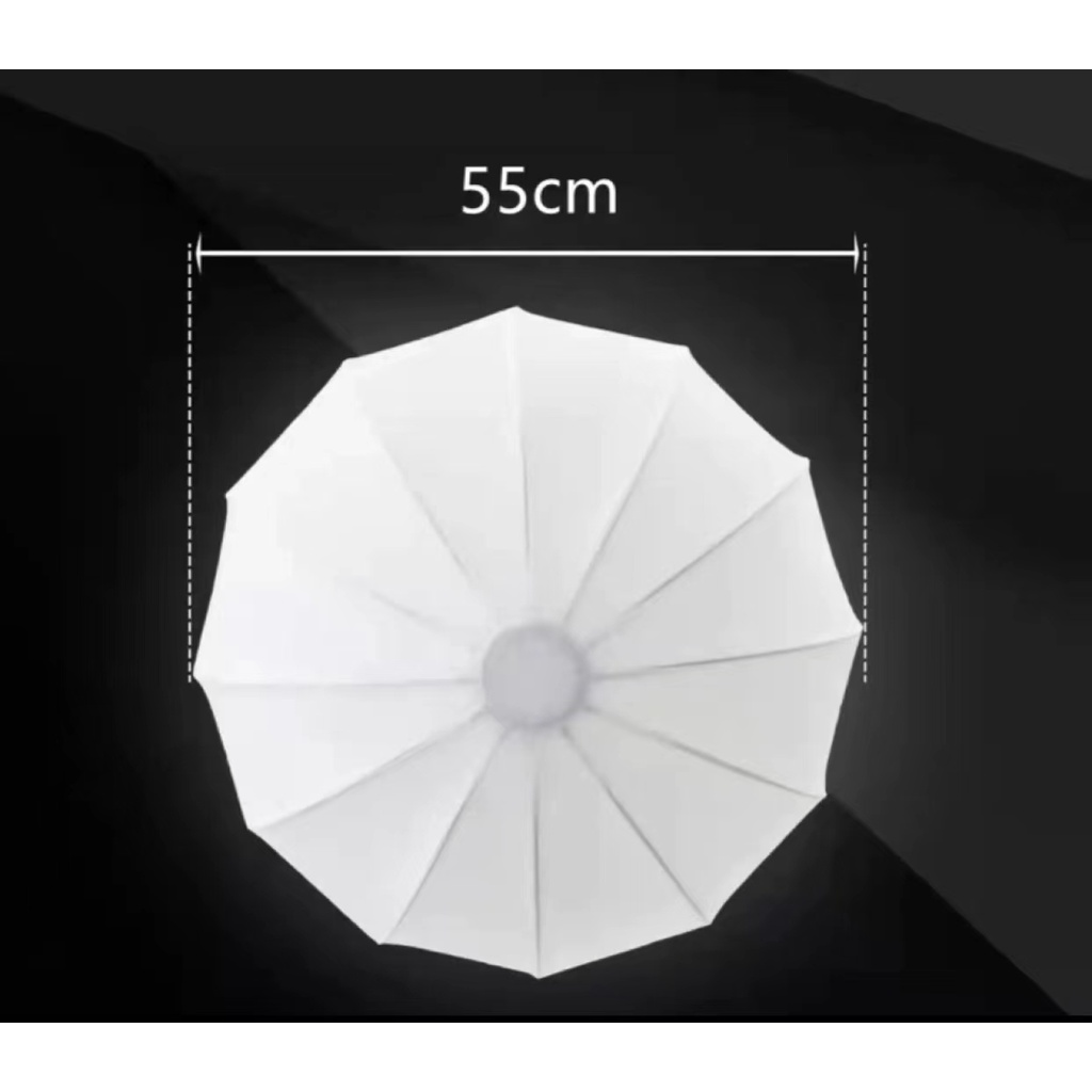 Softbox Lantern Diffuser Ball 55cm โคมลูกบอลผ้ากลม ใช้งานได้กับไฟLED ...