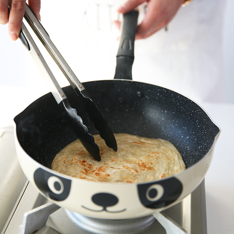 Cute Panda Non Stick Pan Granite Stone Fry Pan Induction Pot Cooking ...