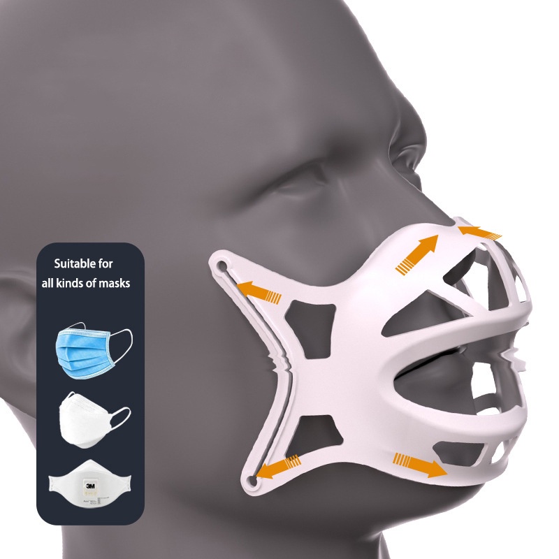 Electric Mask Fan New 3D Design USB 300mAh Rechargeable Wireless ...