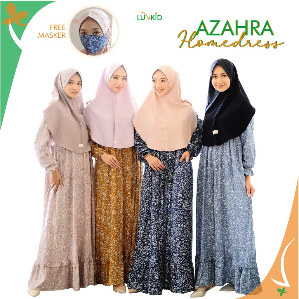 Azahra ชุดเดรสผู้ใหญ่ Homedress | Homedress | สวยงามสําหรับผู้ใหญ่ ...